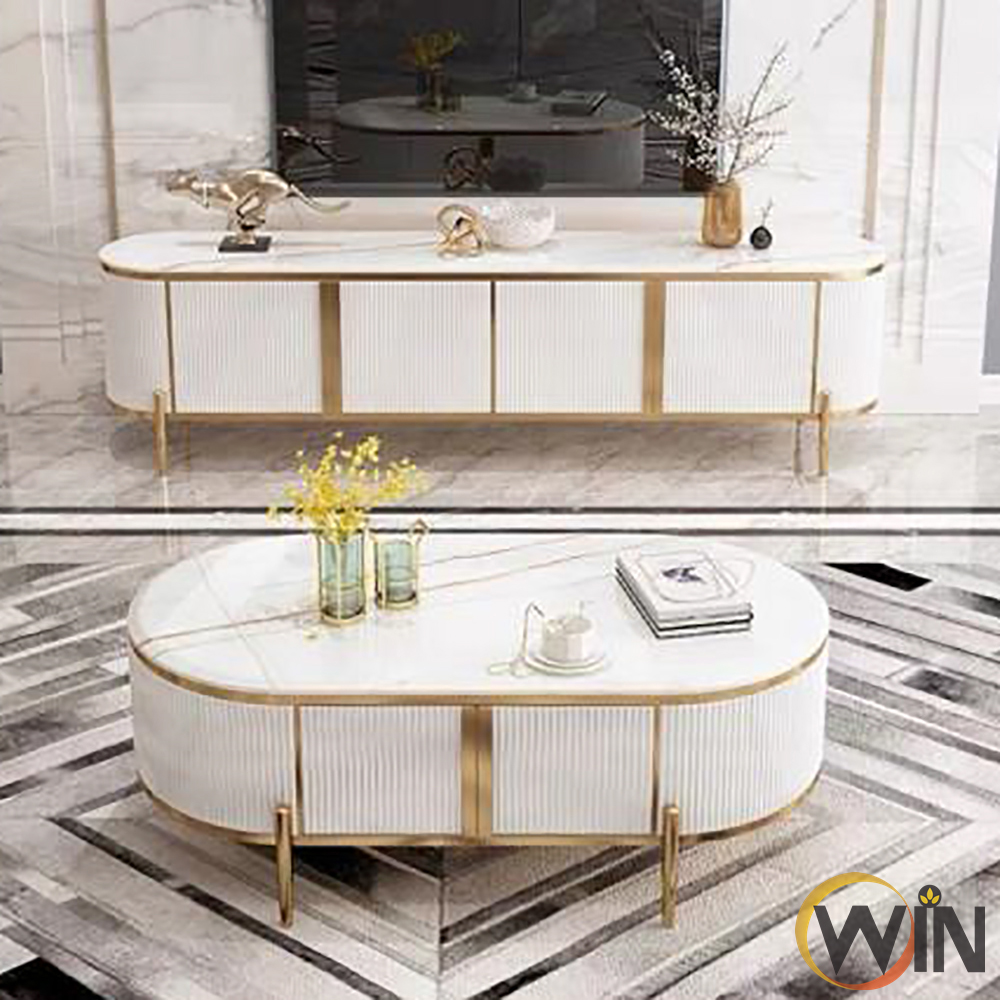 ตู้ไซด์บอร์ด โต๊ะกลางอเนกประสงค์ สไตล์โมเดิร์นลักซูรี่ - side board-SBD10