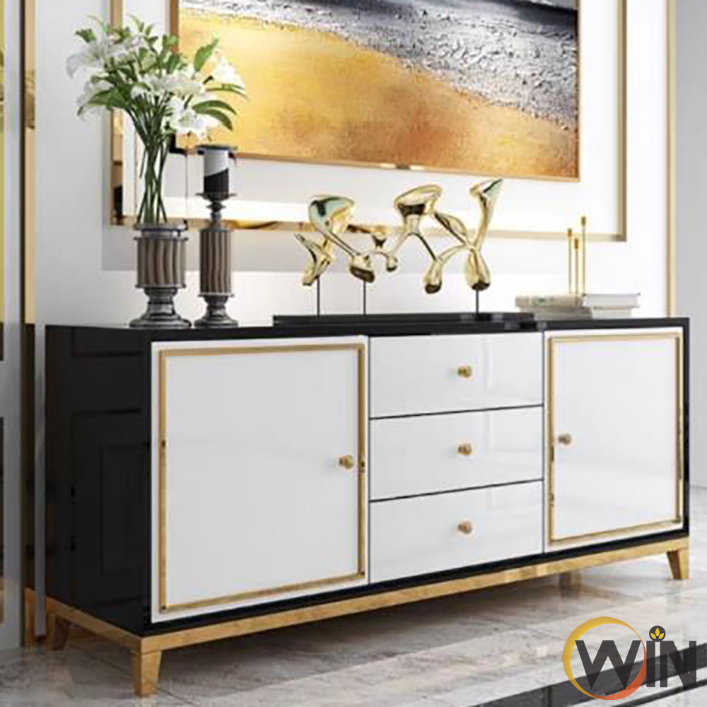 ตู้ไซด์บอร์ด ตู้เก็บของอเนกประสงค์ สไตล์โมเดิร์นลักซูรี่ - side board-SBD20