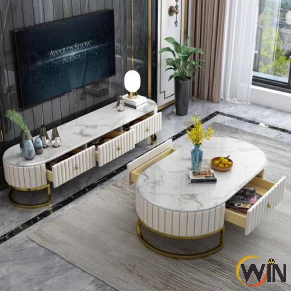 ตู้ไซด์บอร์ด ตู้วางทีวี โต๊ะกลางโซฟา สไตล์โมเดิร์นลักซูรี่ - side board-SBD27