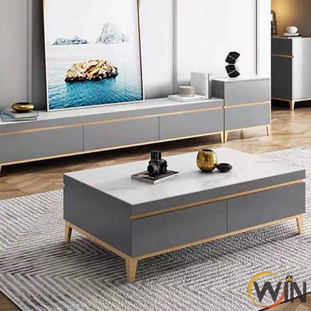 ตู้ไซด์บอร์ด โต๊ะกลางอเนกประสงค์ สไตล์โมเดิร์นลักซูรี่ - side board-SBD9